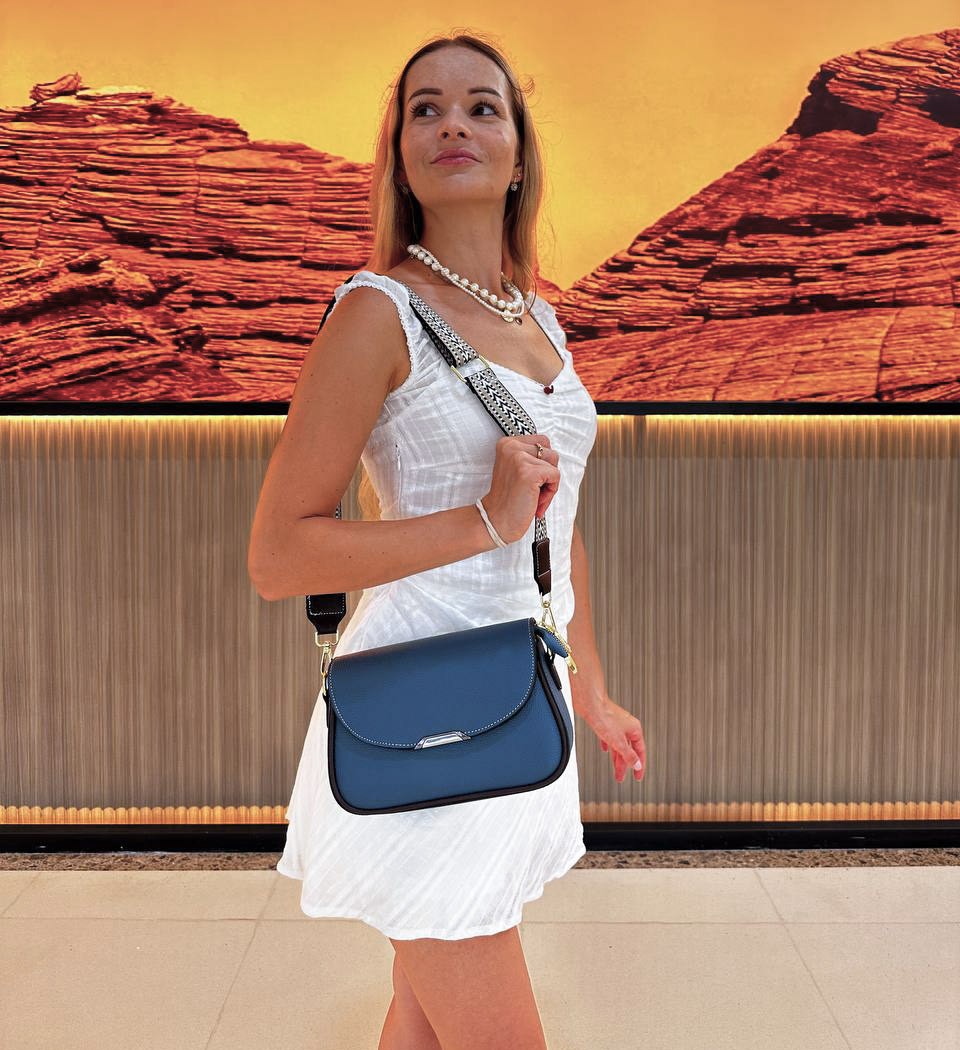 ᐈ Купити Жіноча сумка через плече Elodie синя, ціна, якість — Bagtone.ua